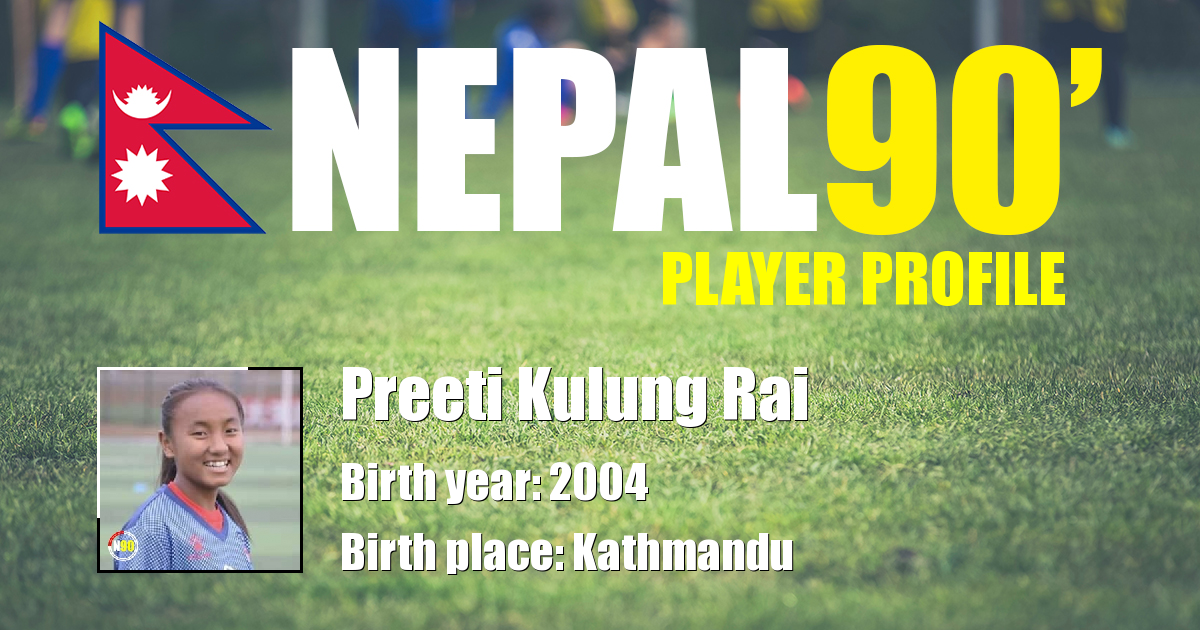 Preeti Kulung Rai - Football Player
